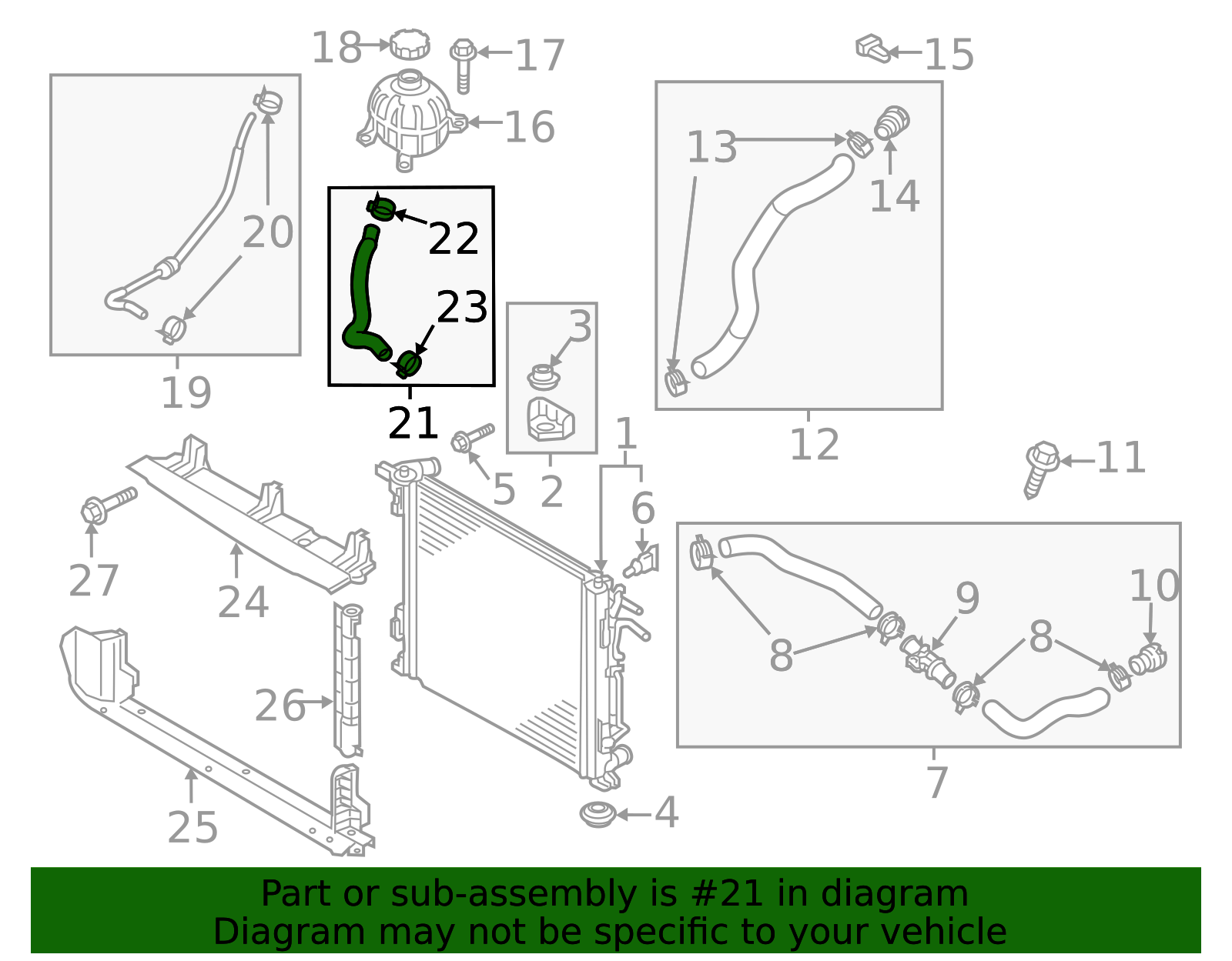 25450-D9000 - Connector Hose 2017-2022 Kia Sportage | Kia.Parts Store