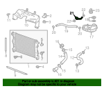 2013-2021 GM Engine Coolant Air Bleed Hose 96968694 GM | GMPartsDirect.com