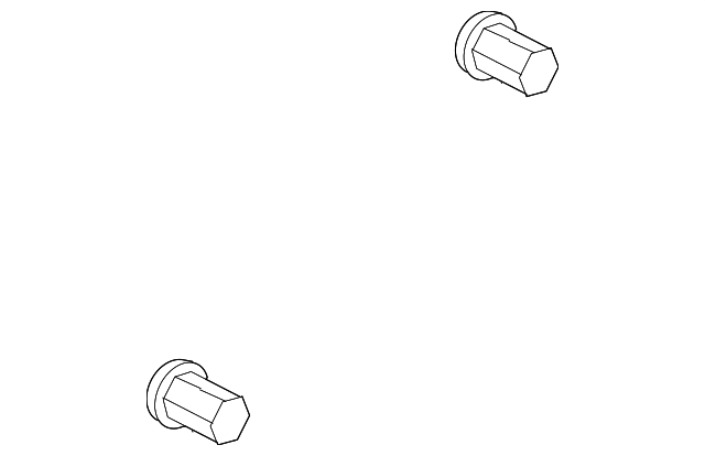 2007-2025 GM Wheel Lug Nut M14X1.5 with Stainless Steel Cap 9596070 GM ...