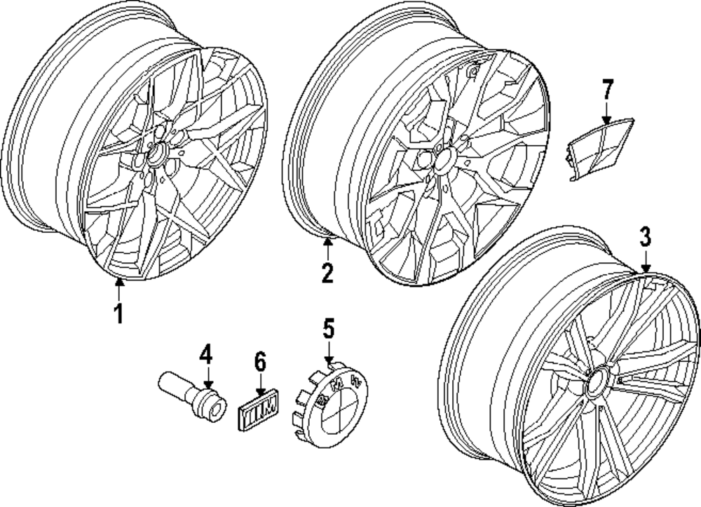 Genuine BMW 36-11-5-A6F-114 | Wheel, Alloy | FREE Shipping on Most ...