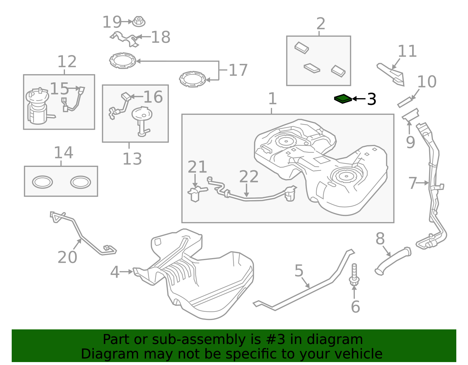 2010-2019 Ford Fuel Tank Insulator AG1Z-9A068-D | OEM Parts Online