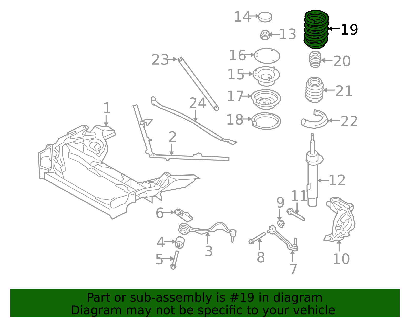 31336767366 - 2007-2013 BMW Coil Spring (31-33-6-767-366) | BMW of ...