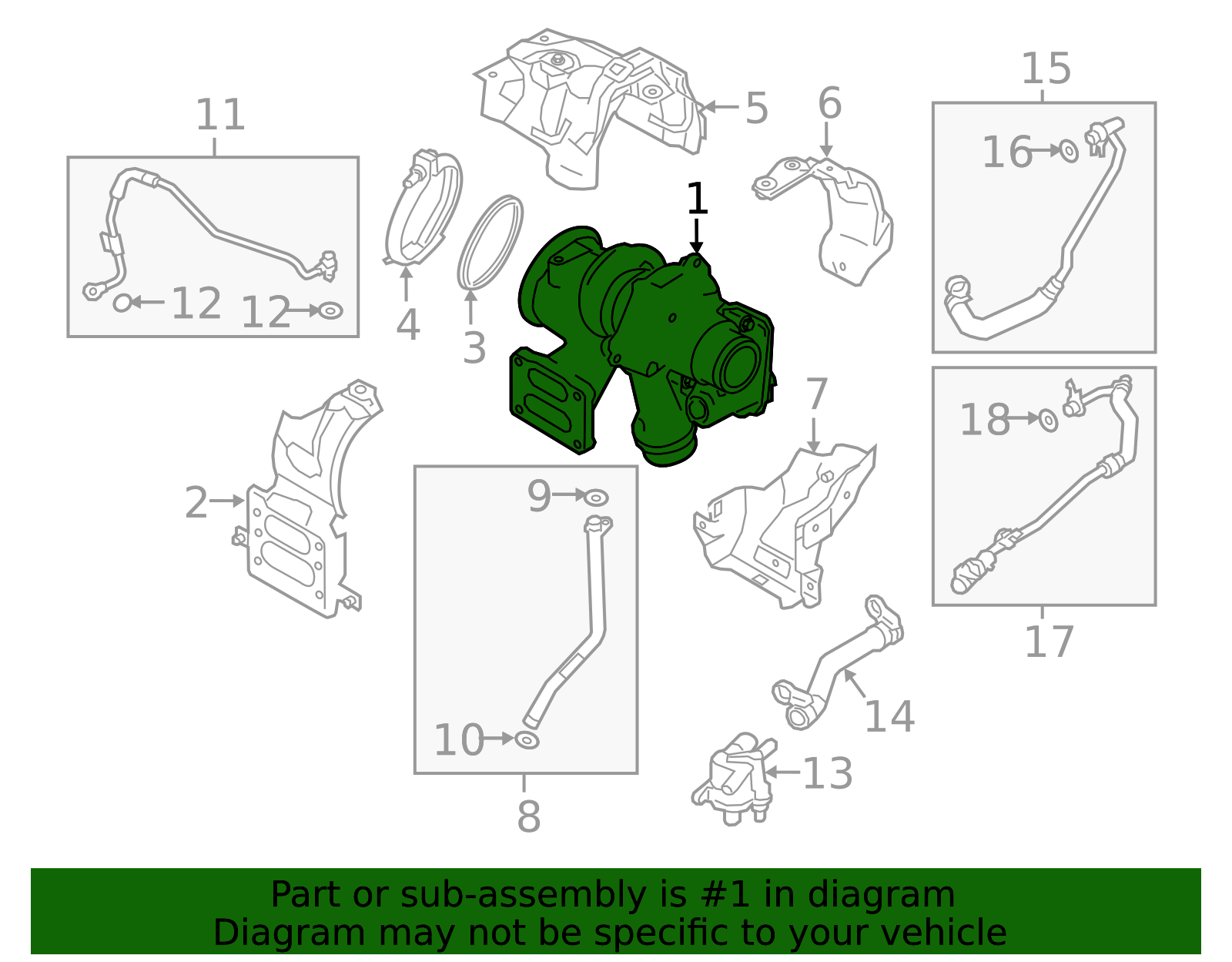 Genuine Exhaust Manifold for 2018-2025 Land Rover | Land Rover Part ...