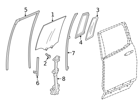Rear Door for 2025 Honda Ridgeline | Honda Factory Parts