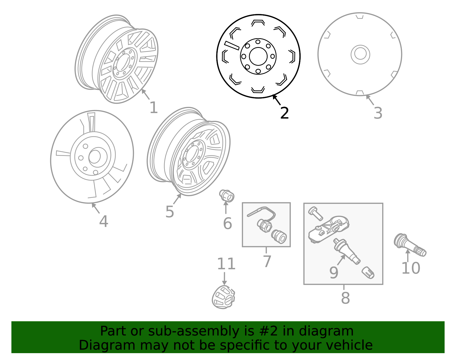 2017-2022 Ford Wheel, Alloy HC3Z-1007-G | OEM Parts Online
