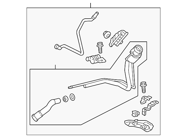 2012-2013 Toyota Camry Fuel Tank Filler Neck 77210-06180 | Toyota Parts ...