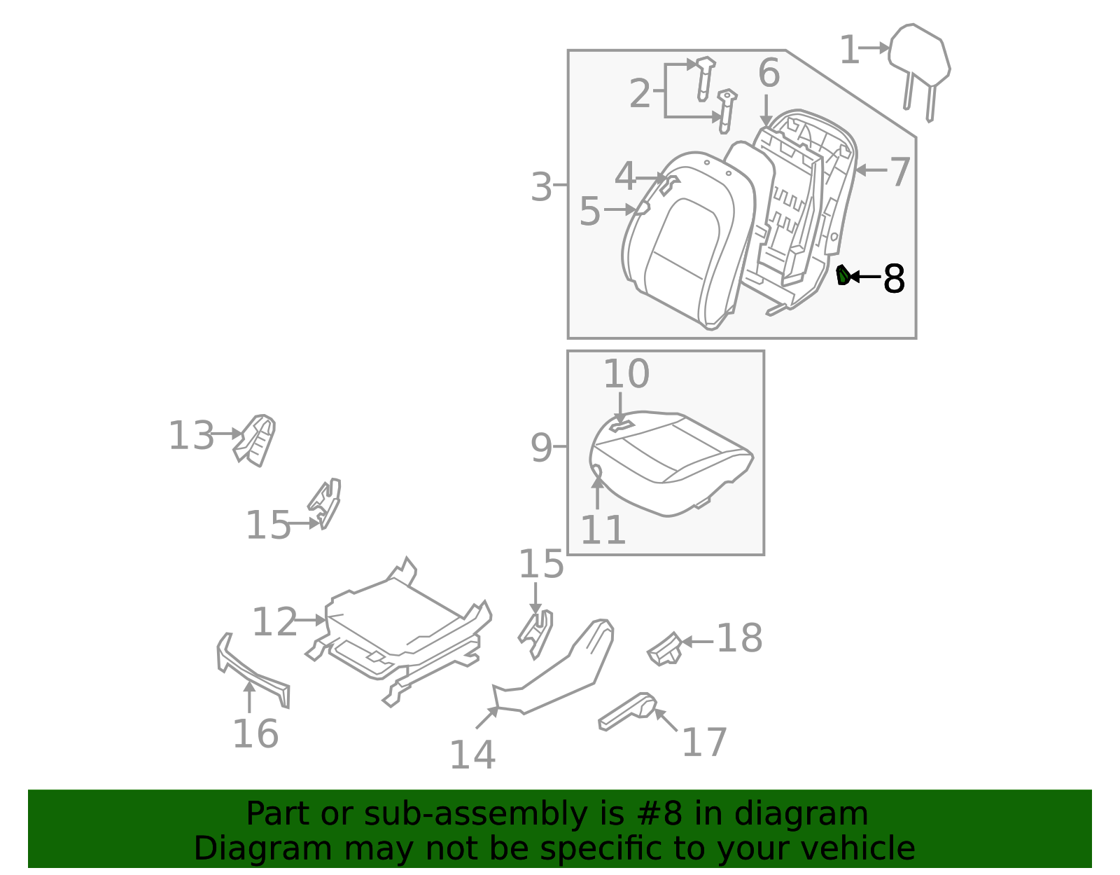 Hyundai - 88970-3J000-7Q - Lever - 2007-2009 Hyundai Veracruz | OEM ...
