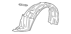 53876-47020 - Fender Liner - 2004-2009 Toyota Prius | Nucar Toyota of ...