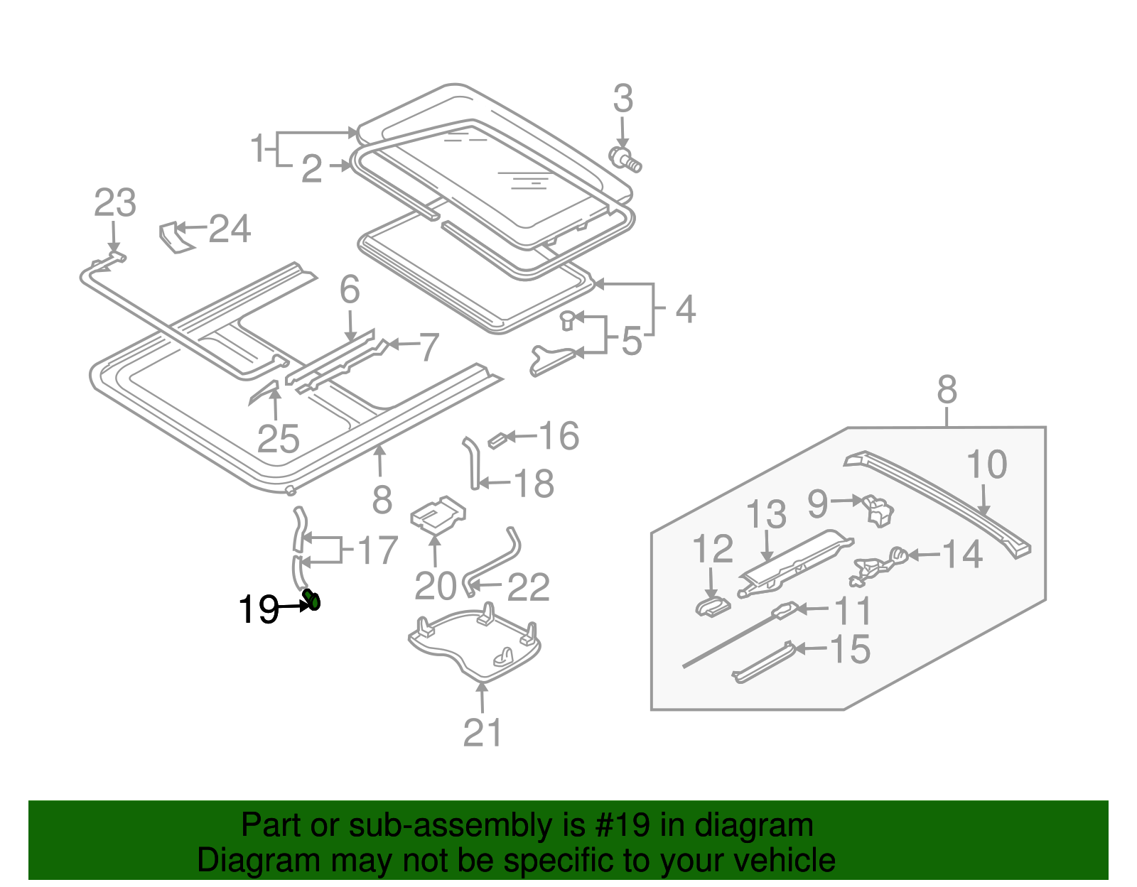 1998-2006 Volkswagen Drain Hose Grommet 8D0-877-242 | QuirkParts