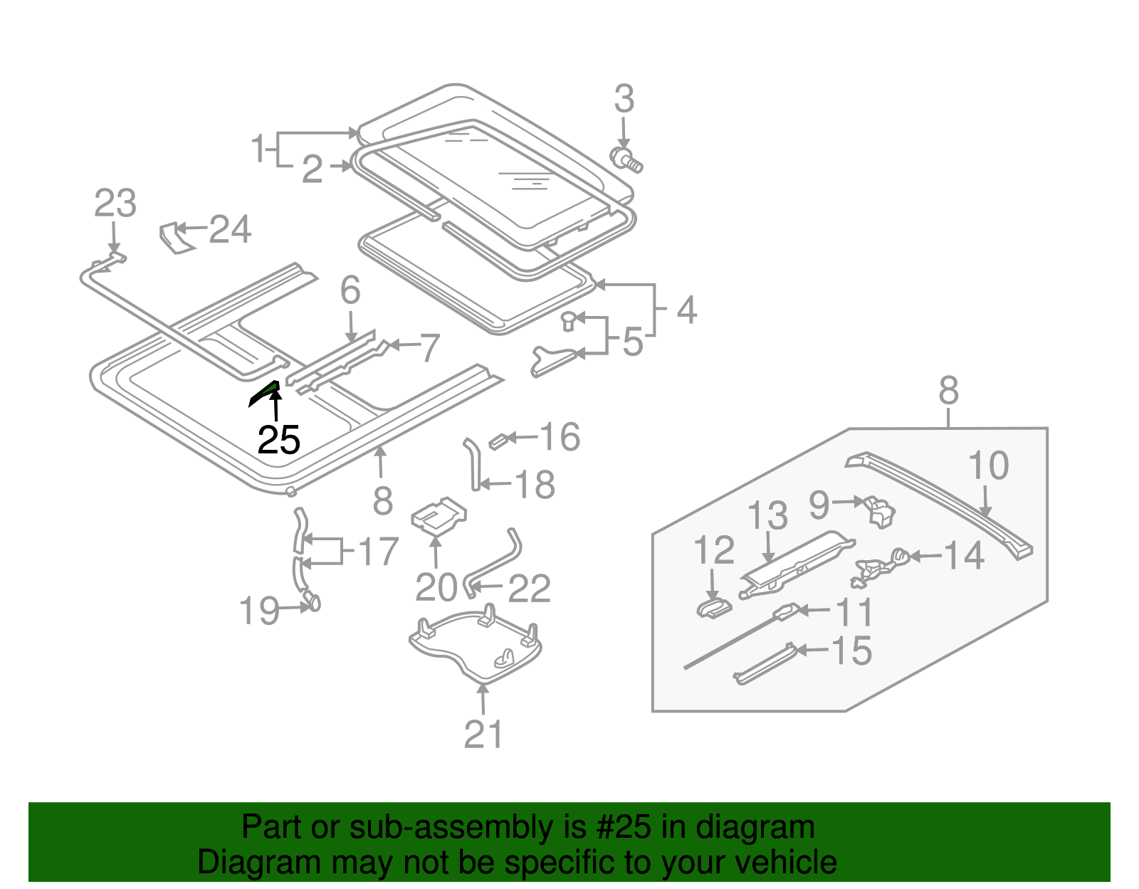 1999-2014 Volkswagen Deflector Spring 8D5-877-975 | VW Direct Auto Parts