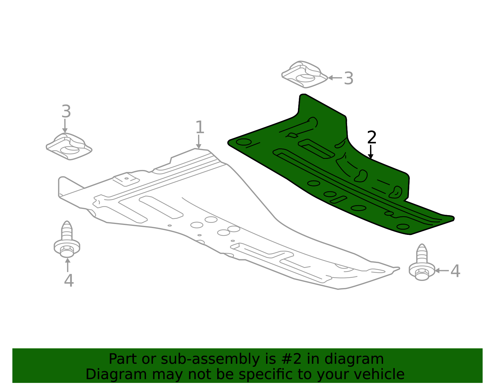 23451794 - OEM GM Splash Shield | GMPartsCenter.net | GM Parts Center