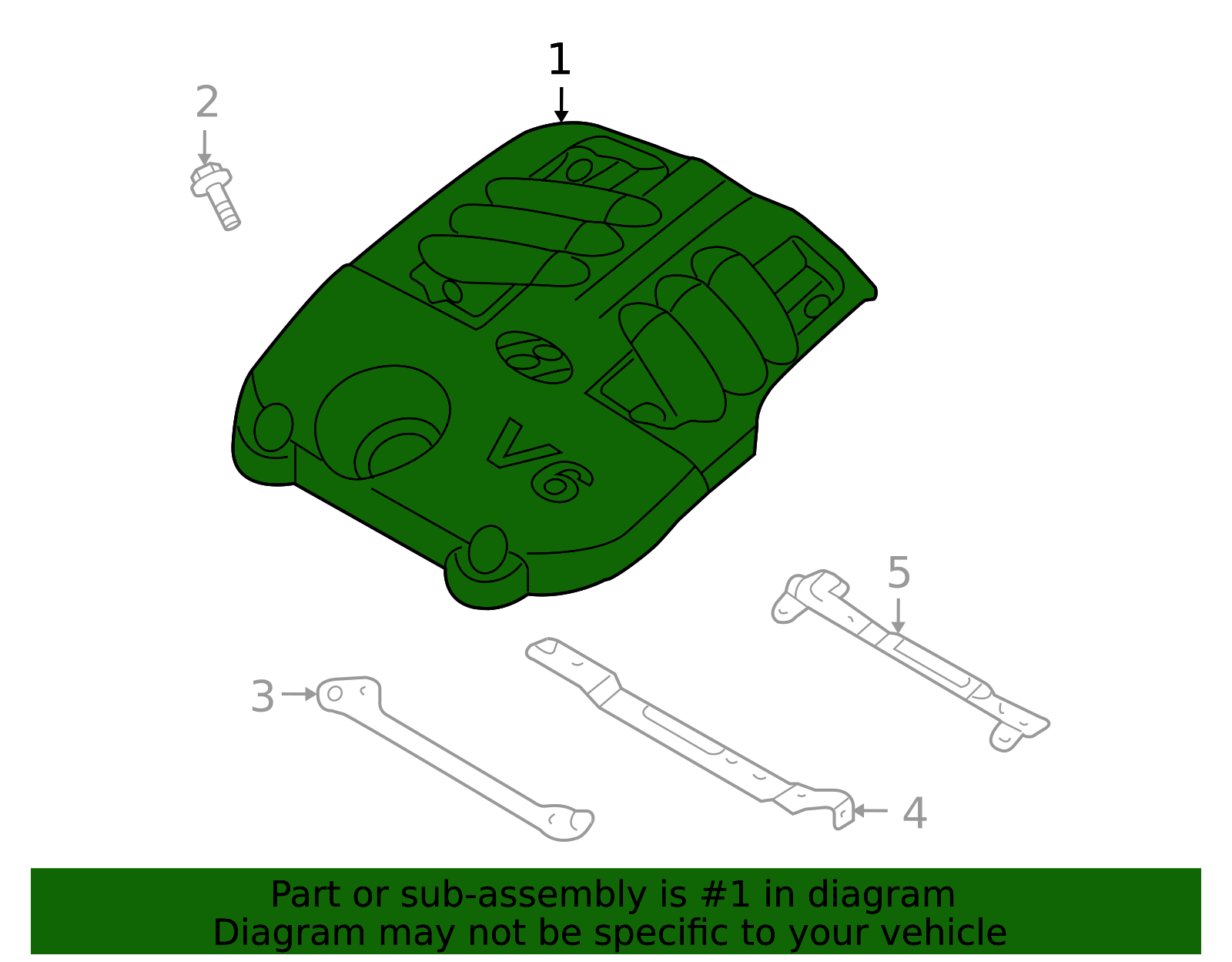 29240-3C700 - High-Quality Engine Cover for 2007-2009 Hyundai ...