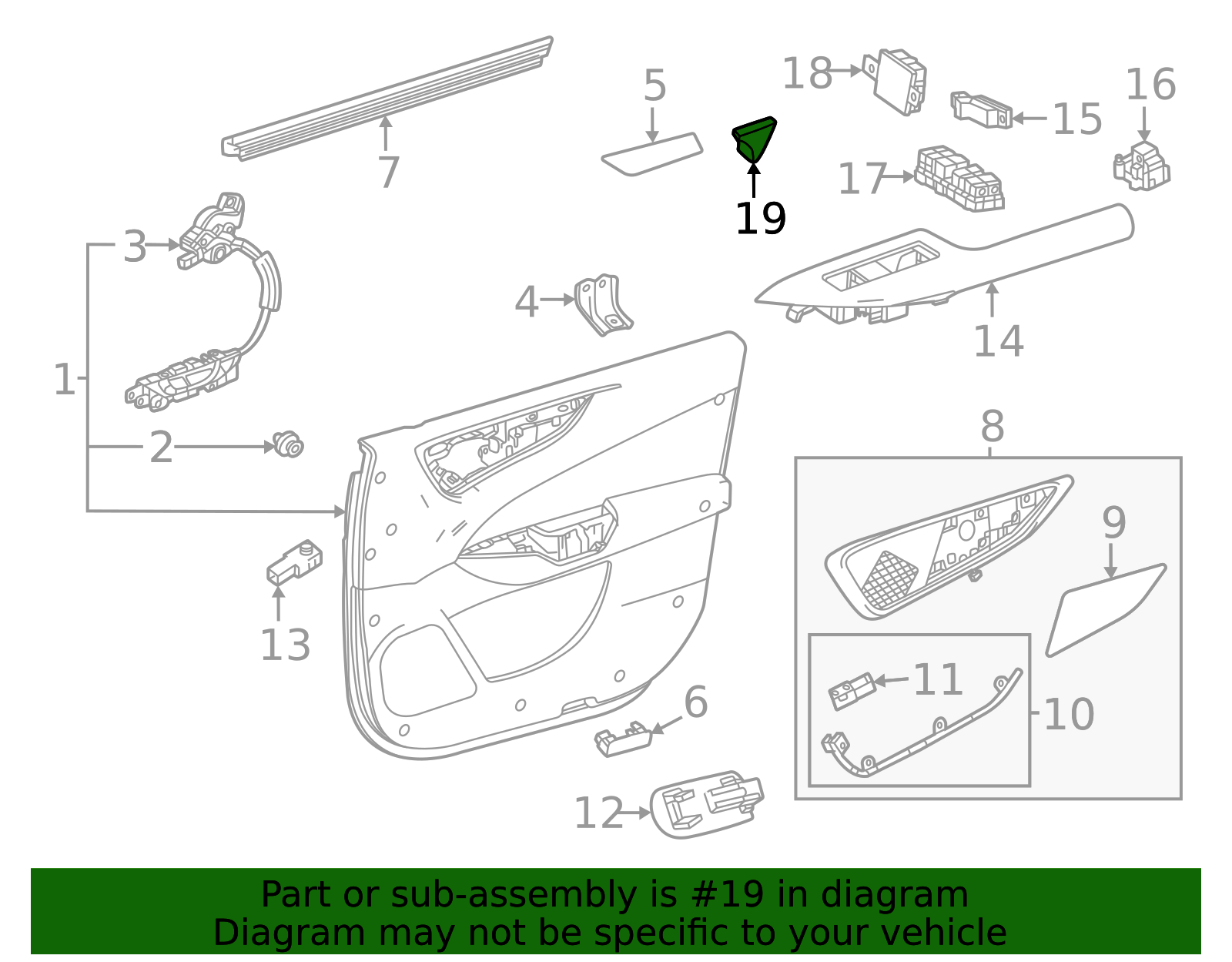 67664-F6010 - 2022-2024 Lexus - Corner Trim | My L Parts