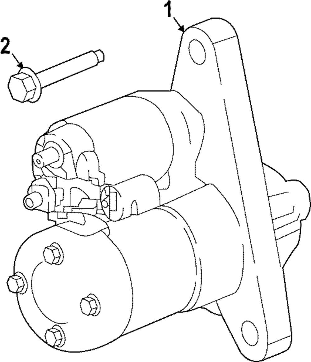 2021-2025 Nissan Rogue Starter 23300-6RC0A | Nissan Parts Central