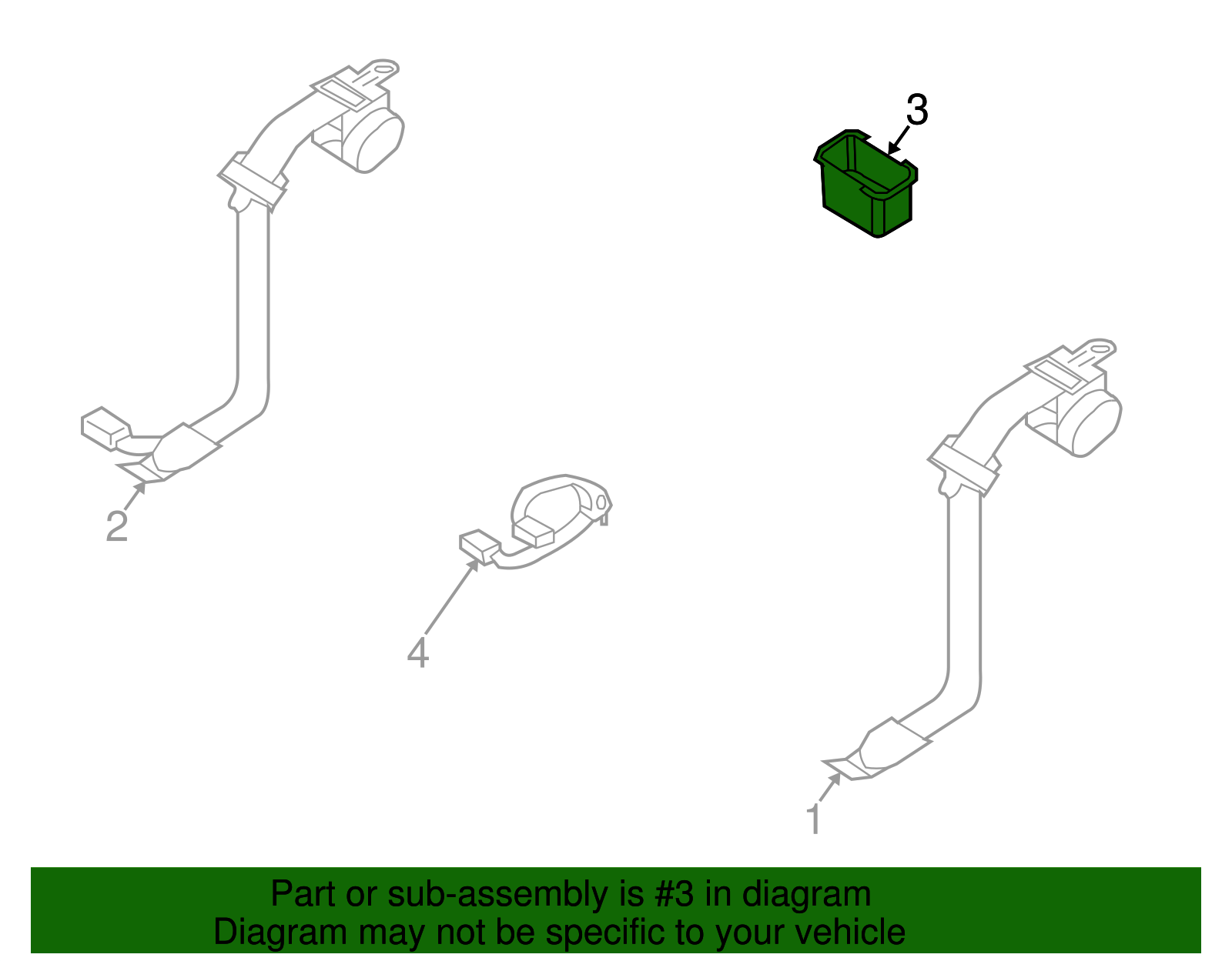 2011-2023 Nissan Retractor Cover 87840-ZW80A | Temecula Nissan Parts
