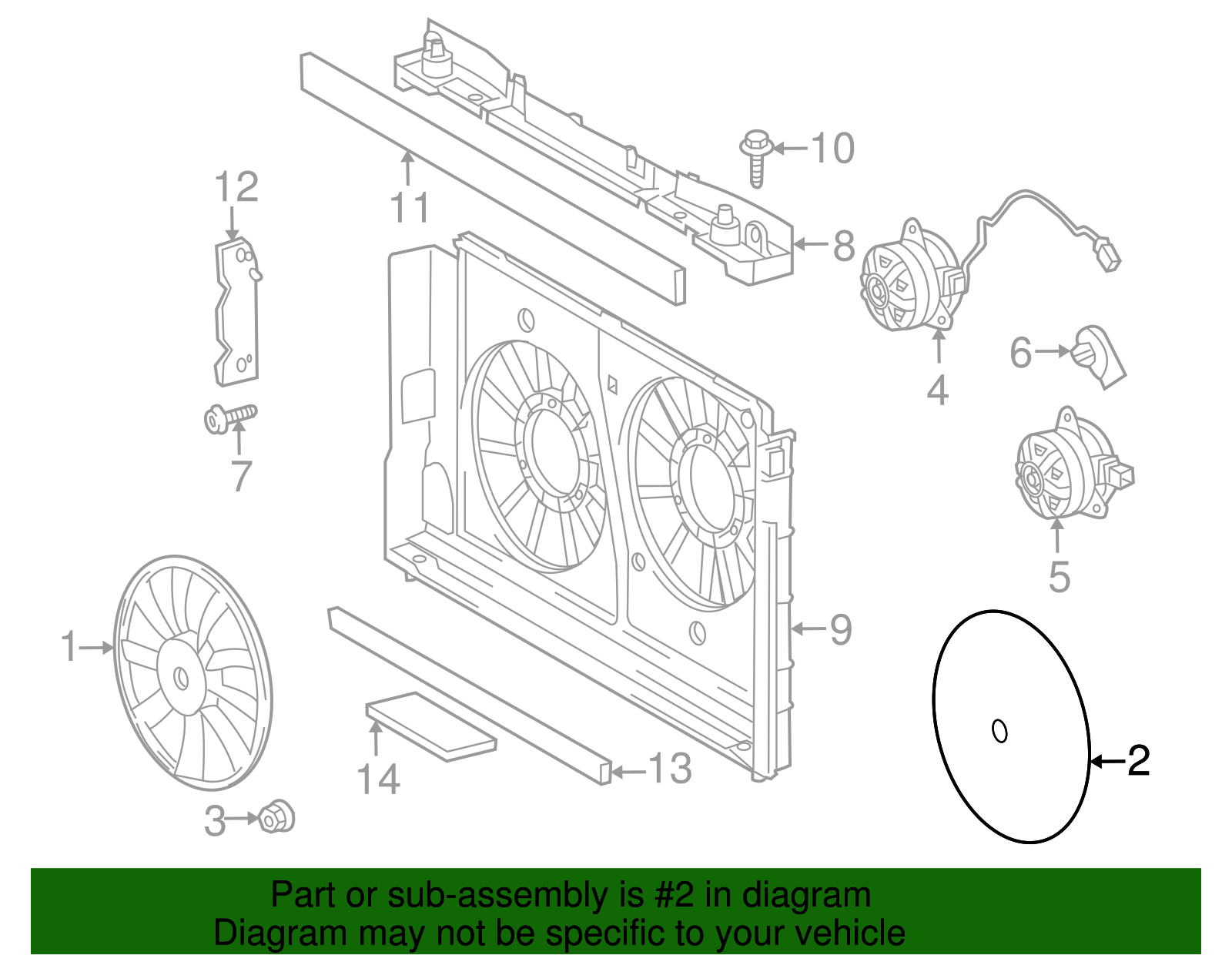 2010-2017 Toyota Fan Blade 16361-37010 | Toyota Parts Center