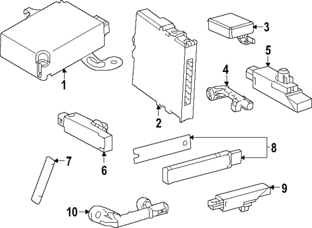 899H0-30080 - 2023-2024 Toyota Crown - Control Module | Nucar Toyota Parts