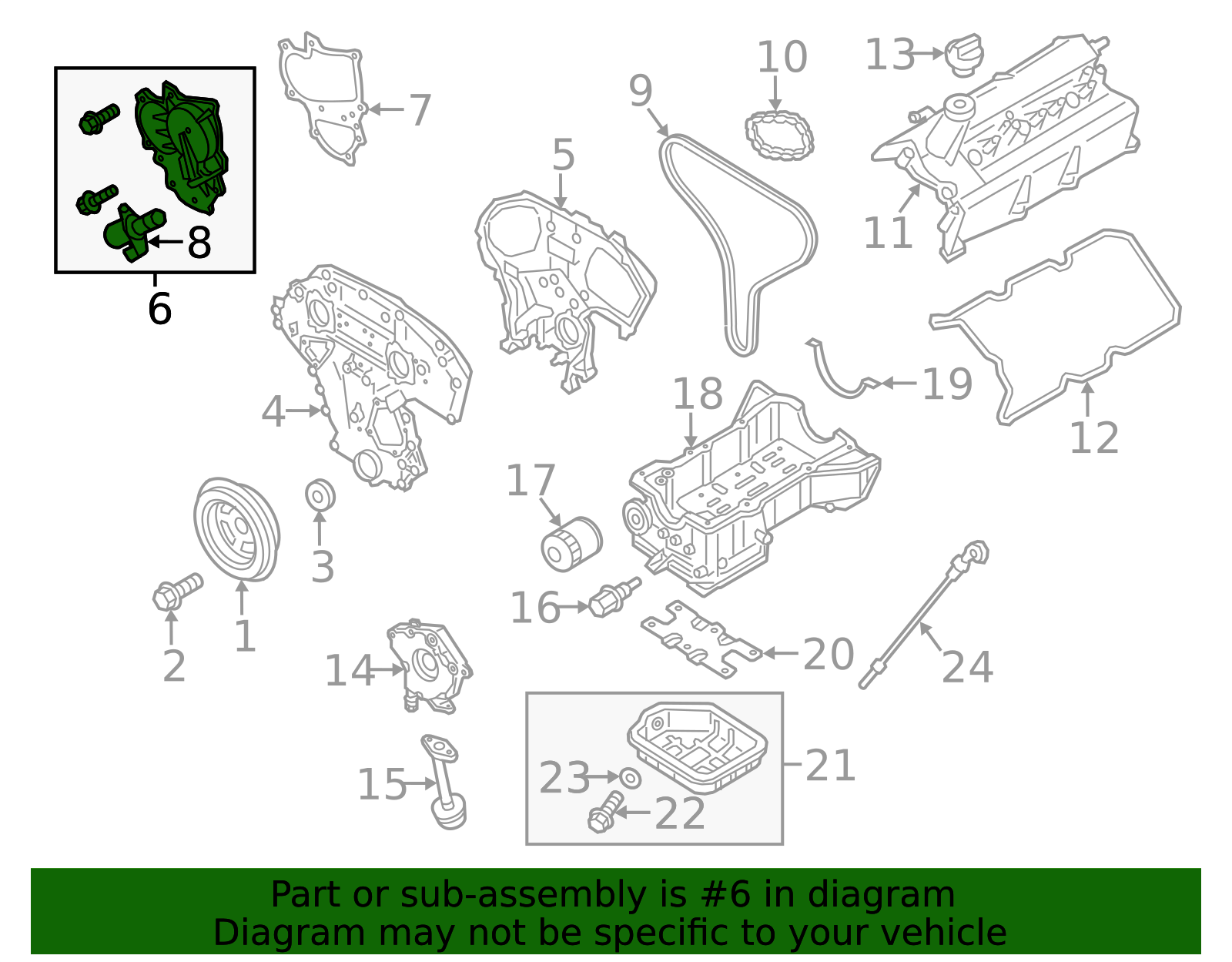 2013-2014 INFINITI Outer Timing Cover 13500JA10A | Cerritos Infiniti ...