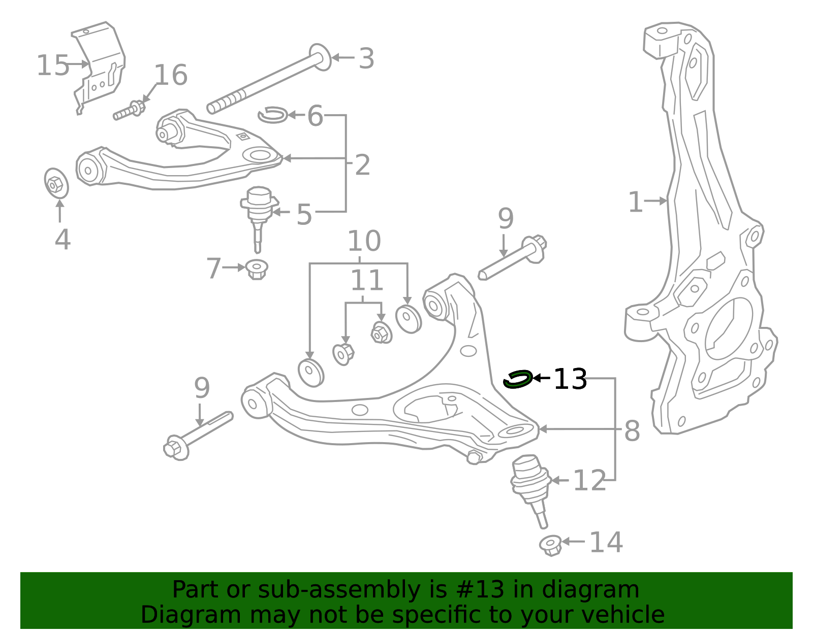 KB3Z-3K050-B - 2019-2023 Ford Ranger - Lower Ball Joint Snap Ring ...