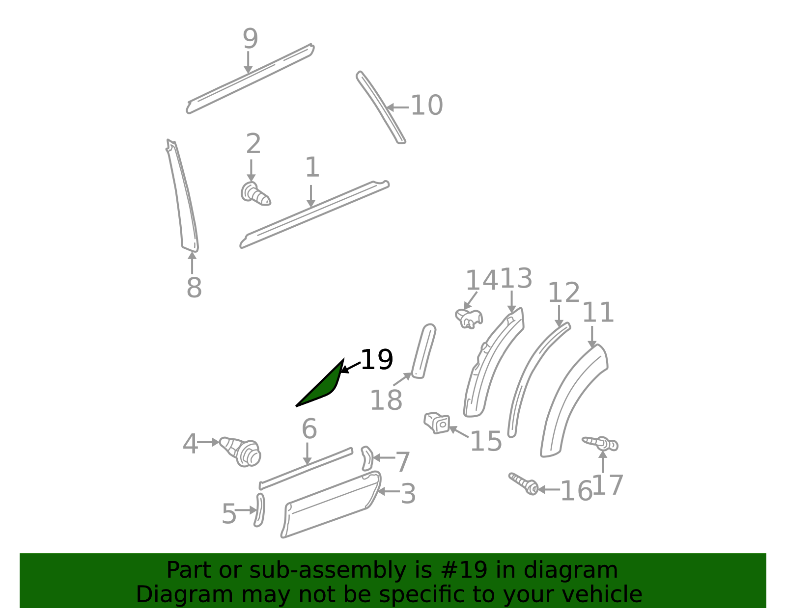 2001-2005 Toyota RAV4 Stone Guard 75996-42070 | OEM Parts Online