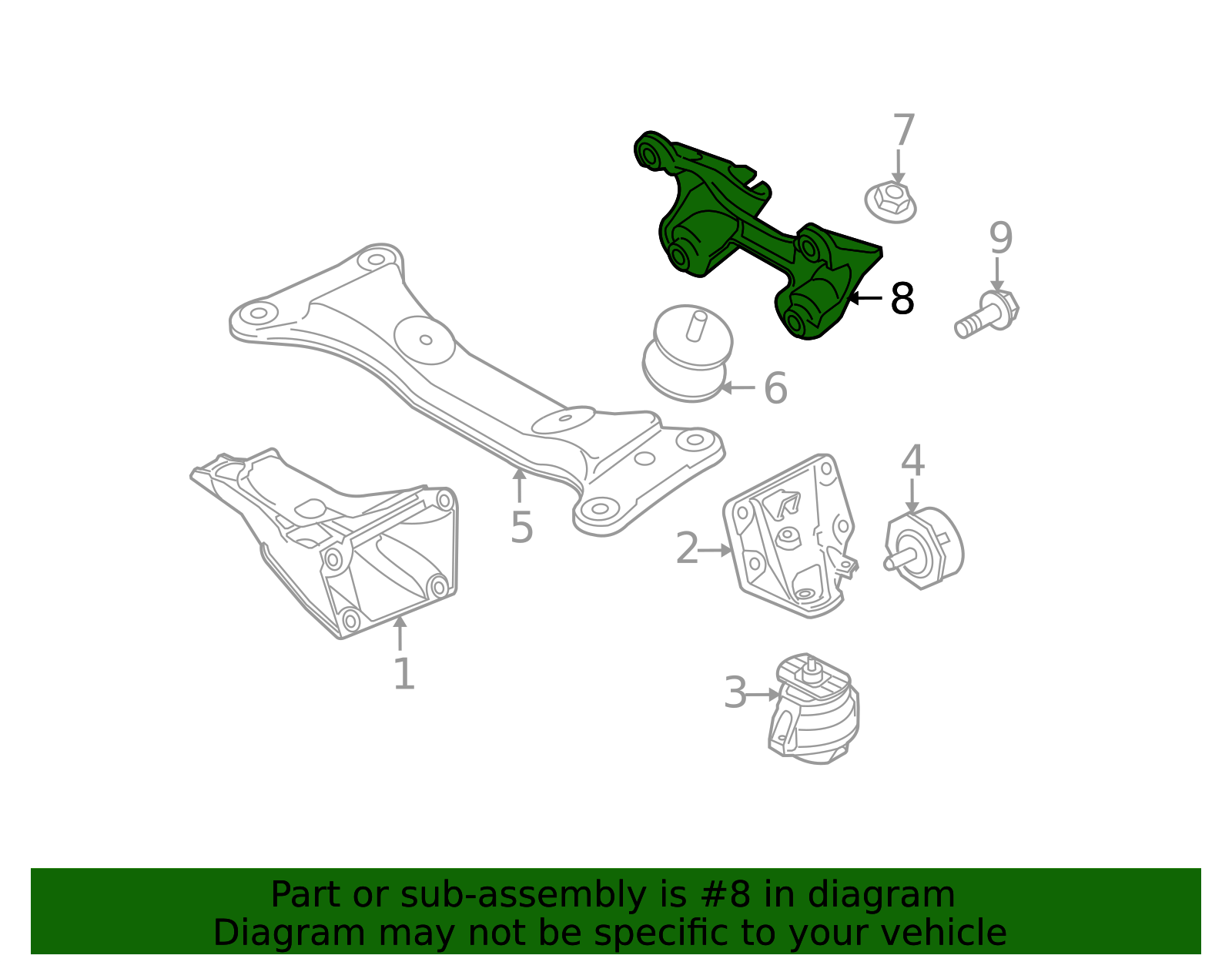 22326760306 - High-Quality Support Bracket for 2007-2013 BMW ...