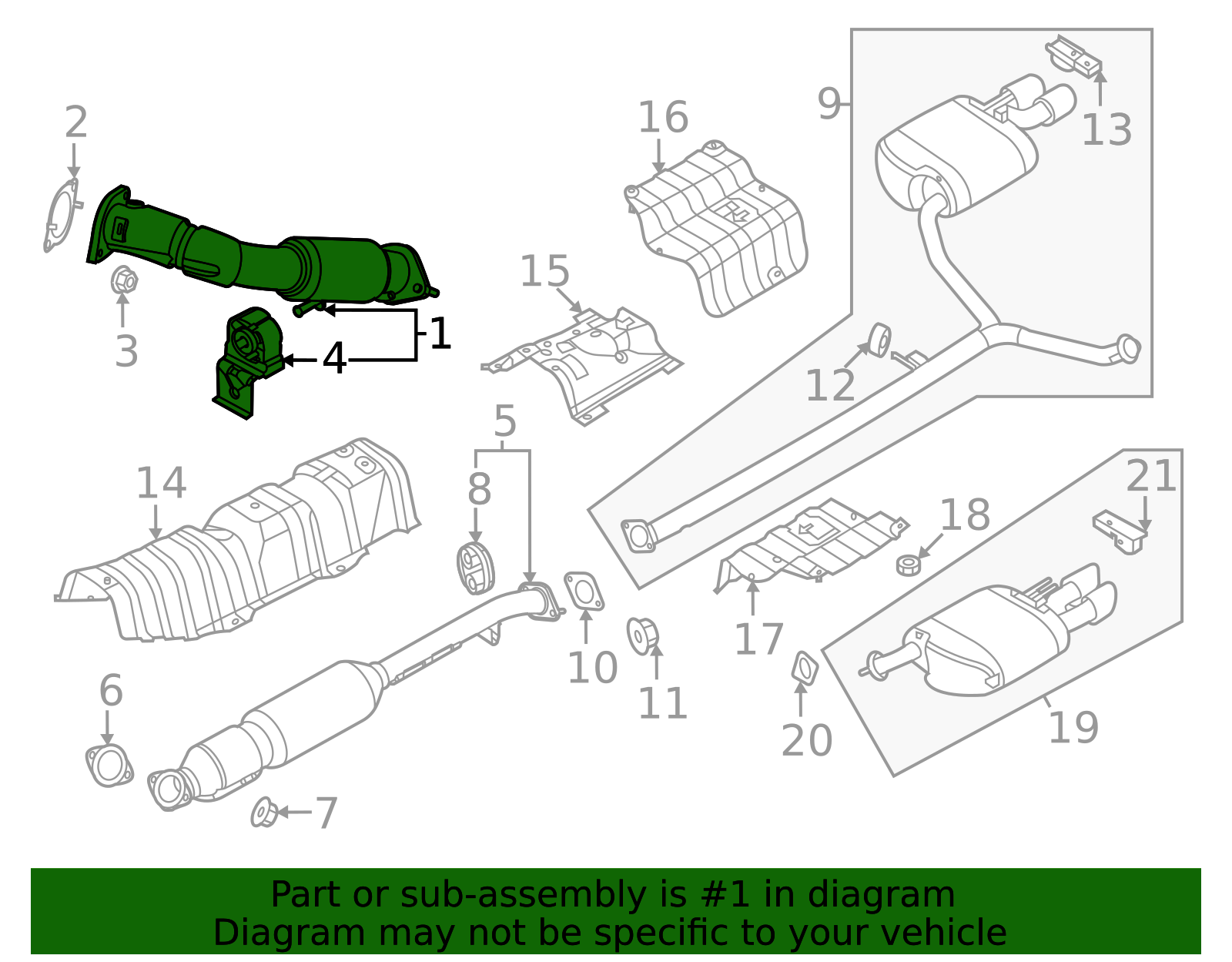 28610-L1900 - Exhaust Pipe 2023-2025 Kia K5 | Kia.Parts Store