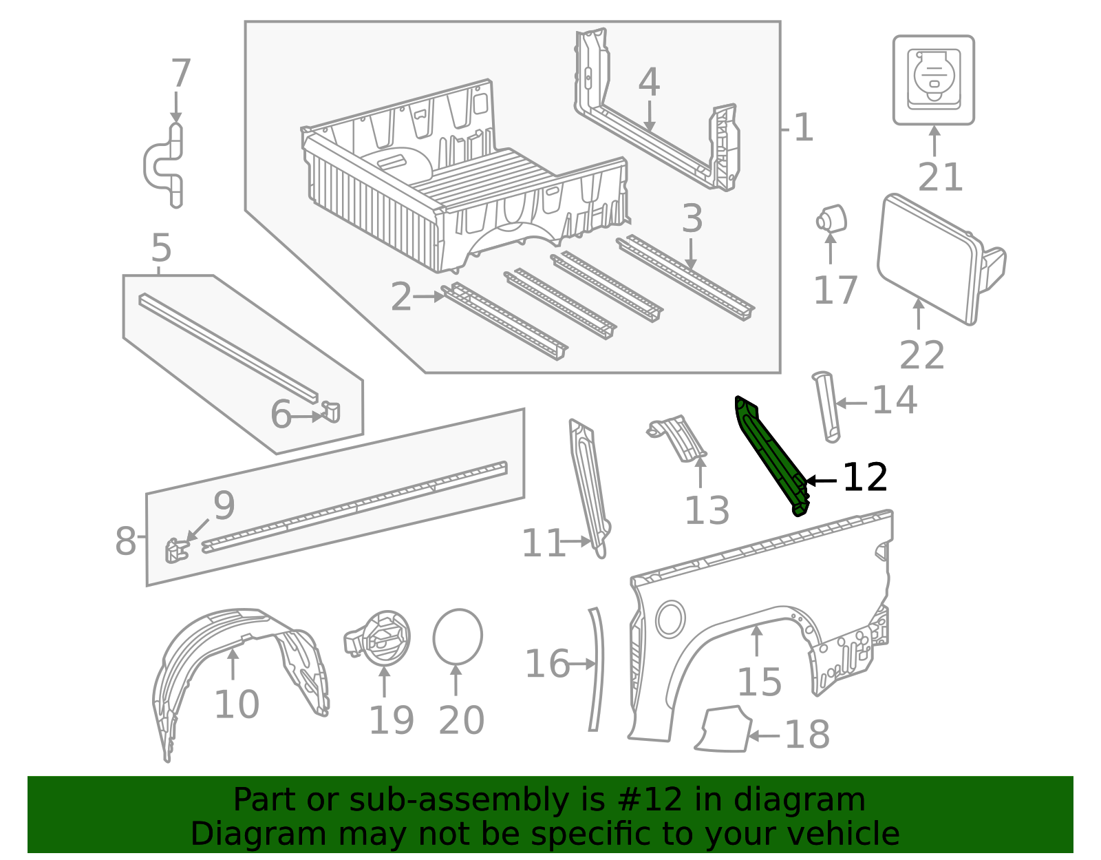 2022-2025 Toyota Tundra 2022-2024 Toyota Tundra - Rear Skirt 65624 ...