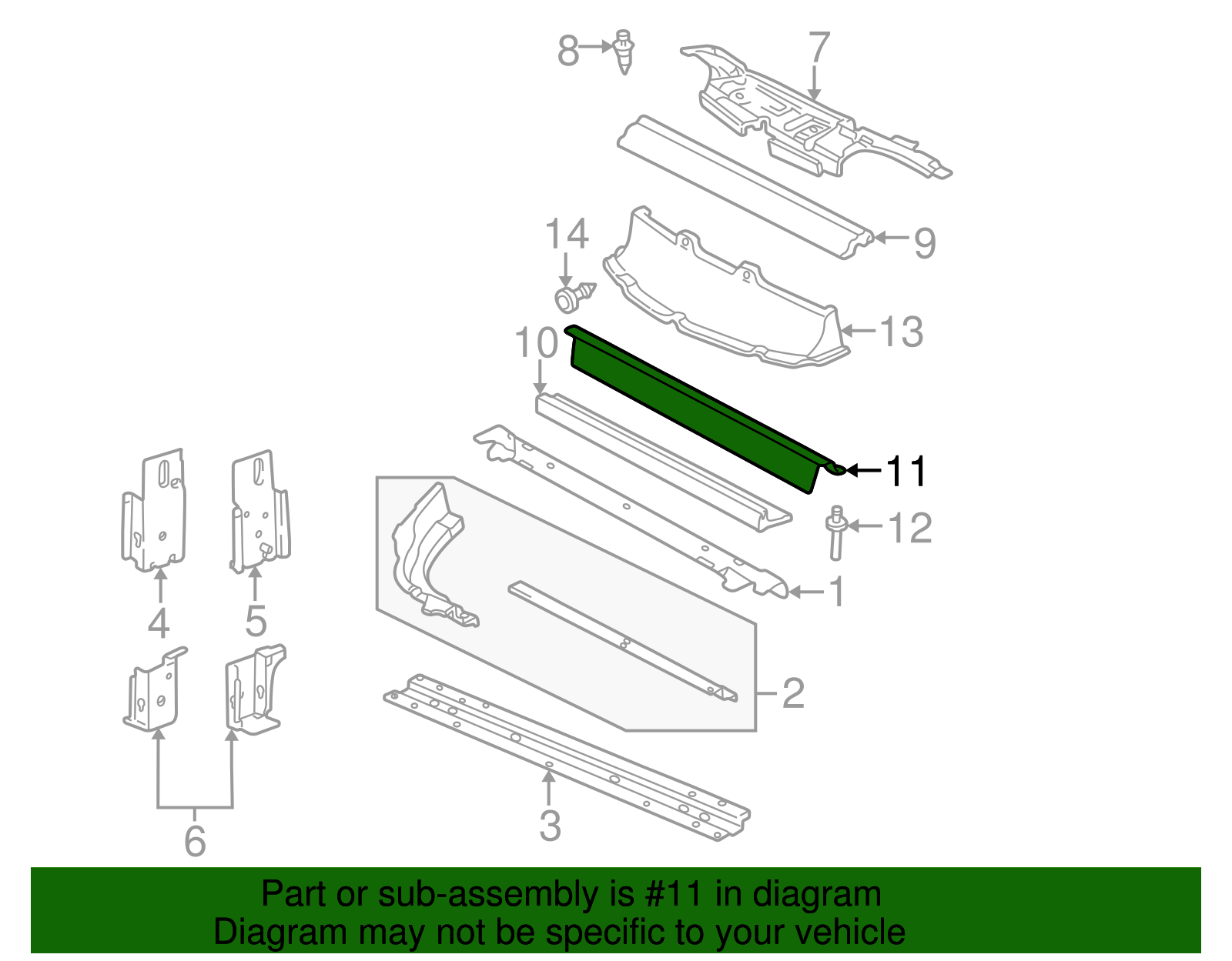 22699077 - Lower Deflector | Partners Chevy