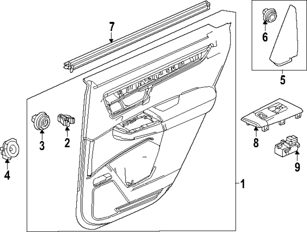 72980-3A0-A01ZA - Corner Cover 2023-2025 Honda CR-V | Honda Parts Online
