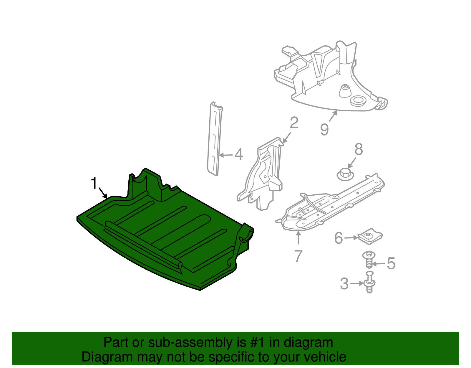 51717895804 - 2006-2008 BMW Z4 Under Cover (51-71-7-895-804) | BMW of ...