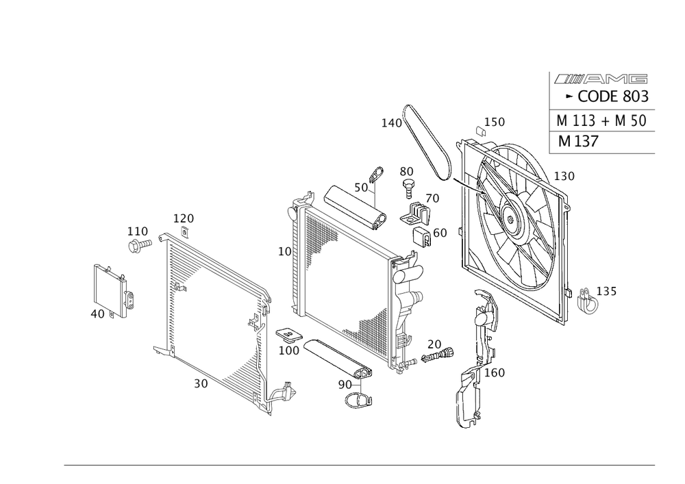 220-500-09-03-64 - Cooler 1998-2006 Mercedes-Benz | Mercedes-Benz USA Parts