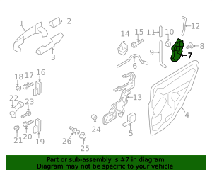 2007-2015 Ford Door Lock Actuator Motor 8T4Z-7826412-C | Awesome Parts Ford
