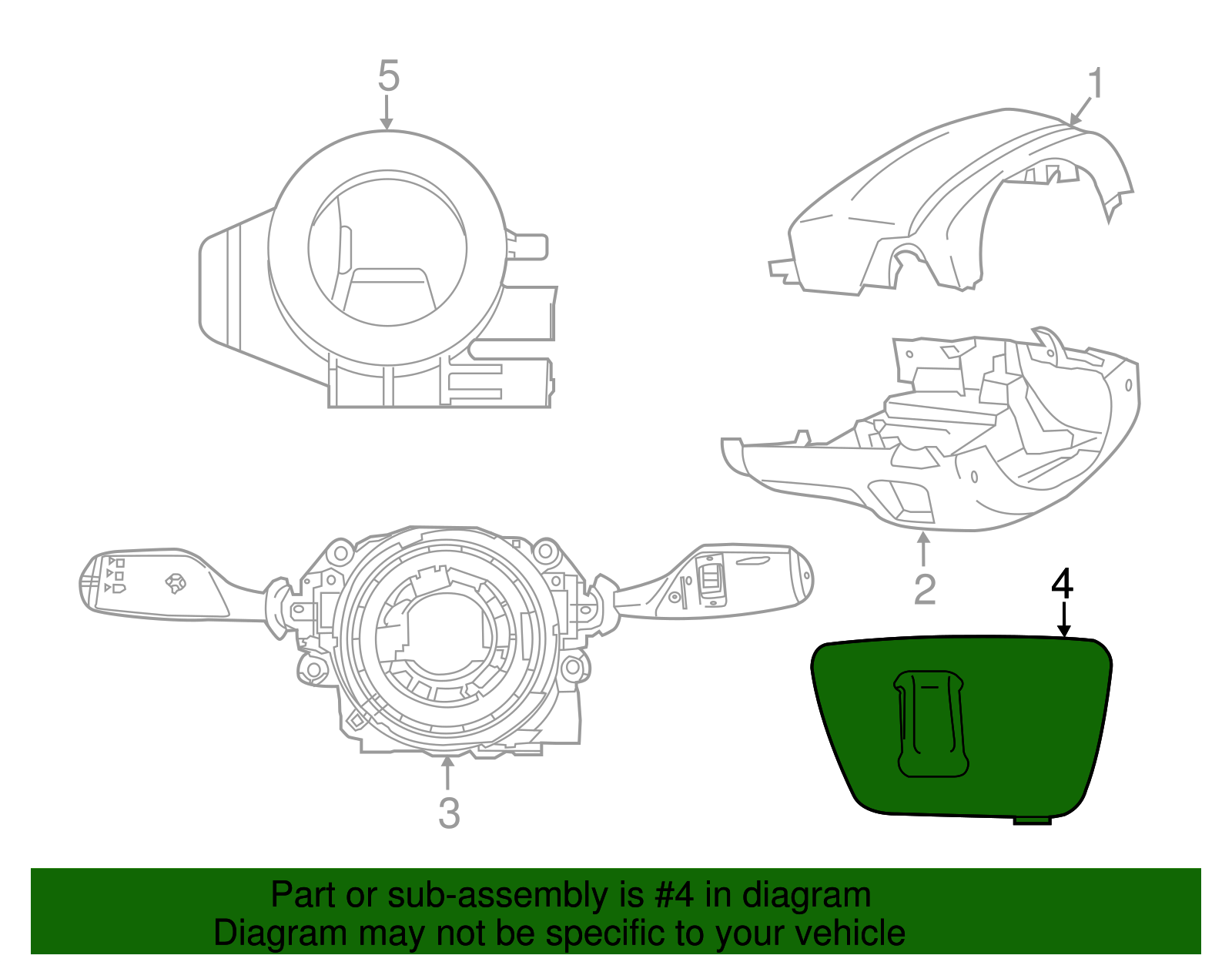61-31-9-365-877 - Tilt Switch - 2017-2021 BMW | BMW Parts Wholesale