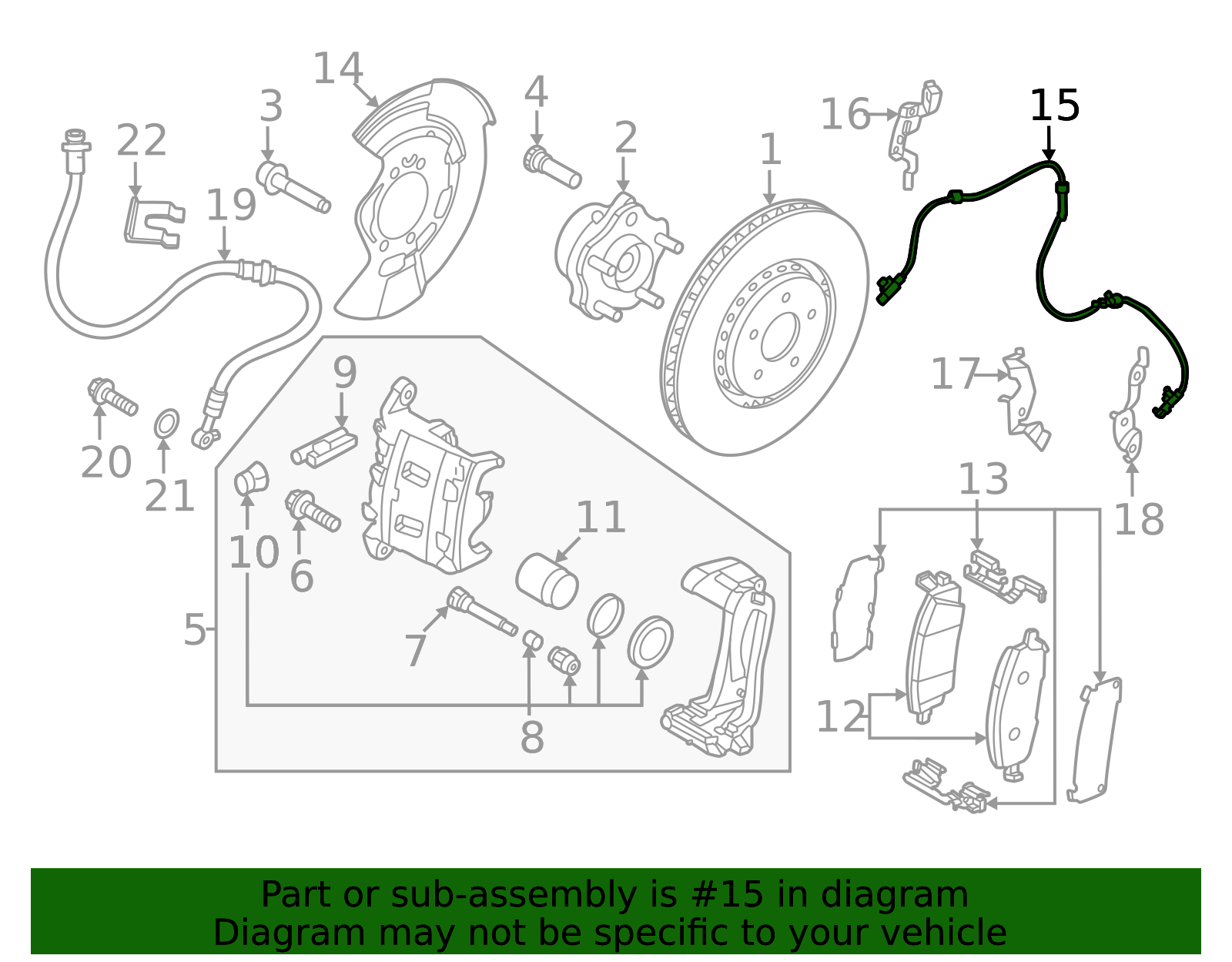 47961-5MP0A - ABS Sensor Upper Bracket 2023-2025 Nissan ARIYA ...