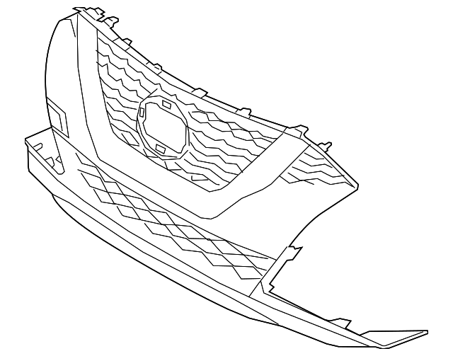 2021-2023 Nissan Maxima Grille Assembly 62310-9DL0D | Temecula Nissan Parts