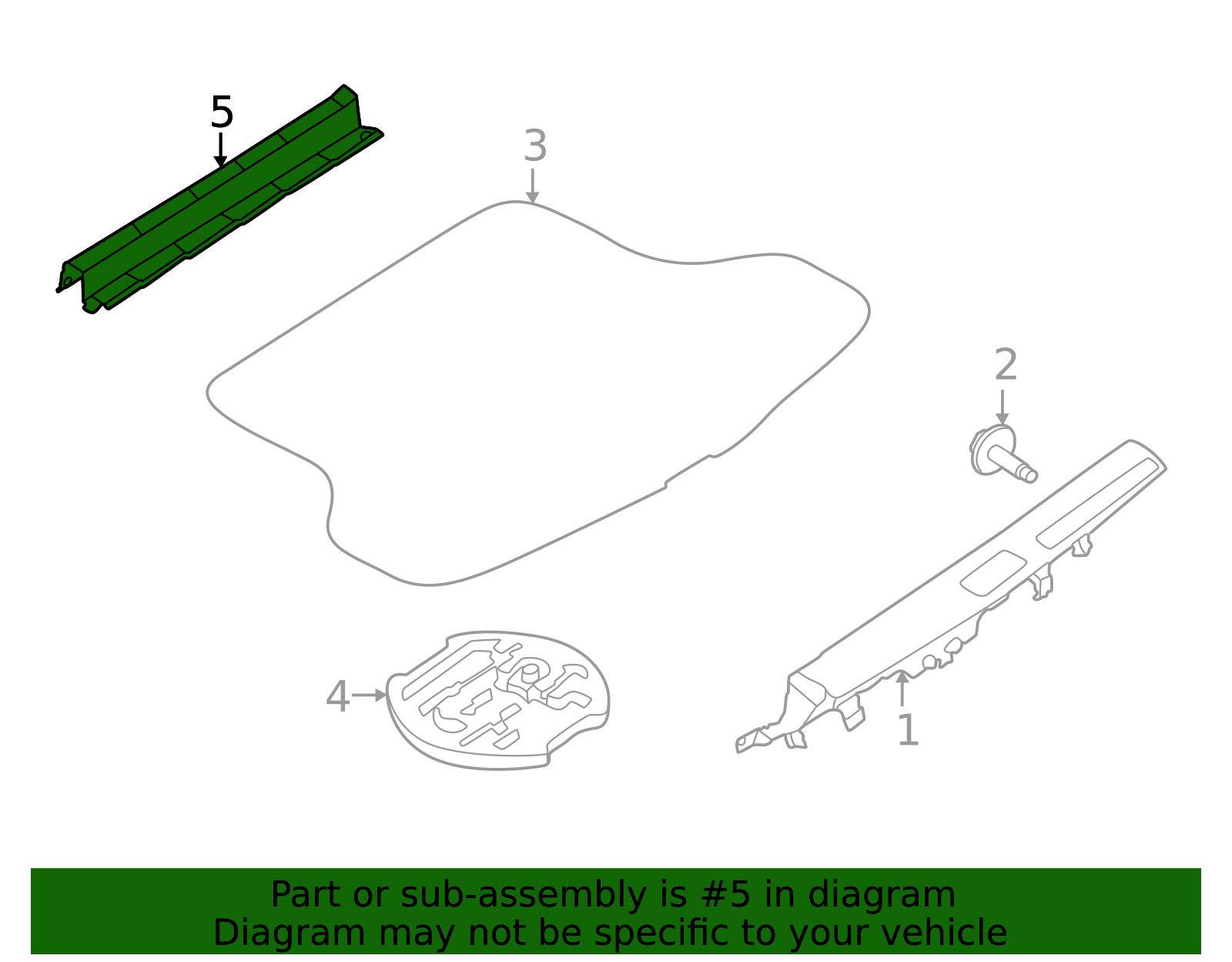 2020-2025 Nissan Sentra Front Trim 84909-6LE0A | Nissan Parts OEM