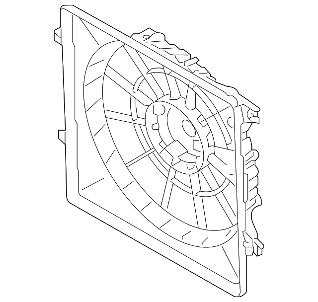 25350-C6600 - Fan Shroud 2016-2020 Kia Sorento | Kia.Parts Store