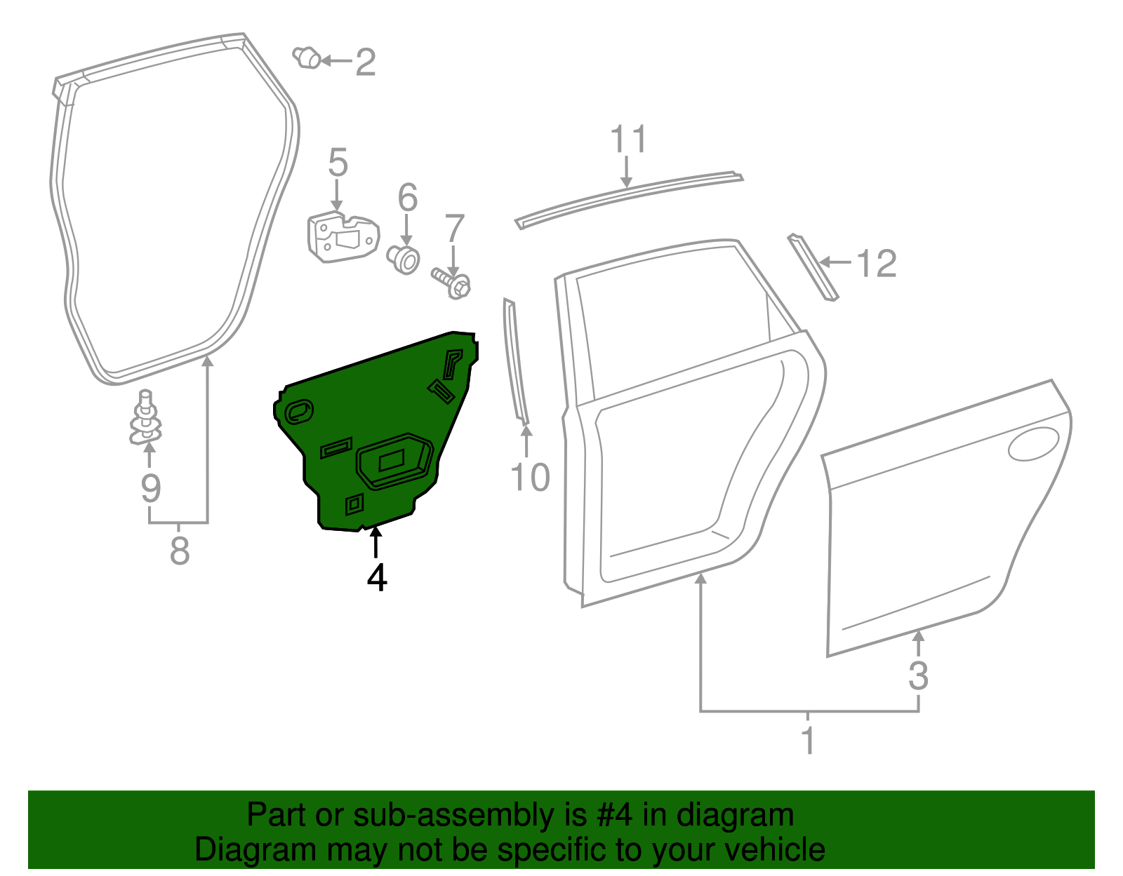 OEM 2012-2017 Toyota Prius V Water Shield Part # 67841-47110 | Modern ...