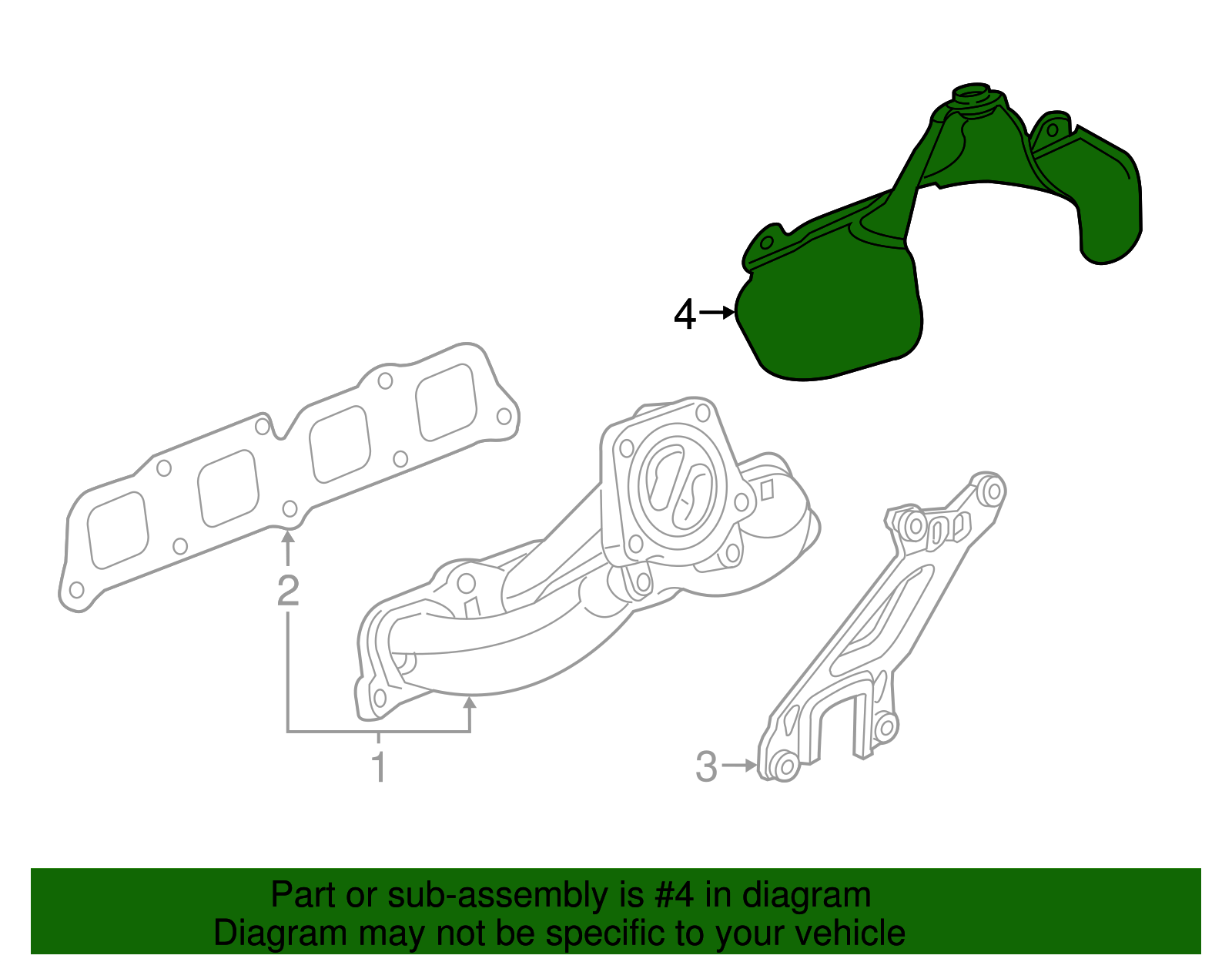 2013-2023 GM Exhaust Manifold Upper Heat Shield 25201612 | Capital ...