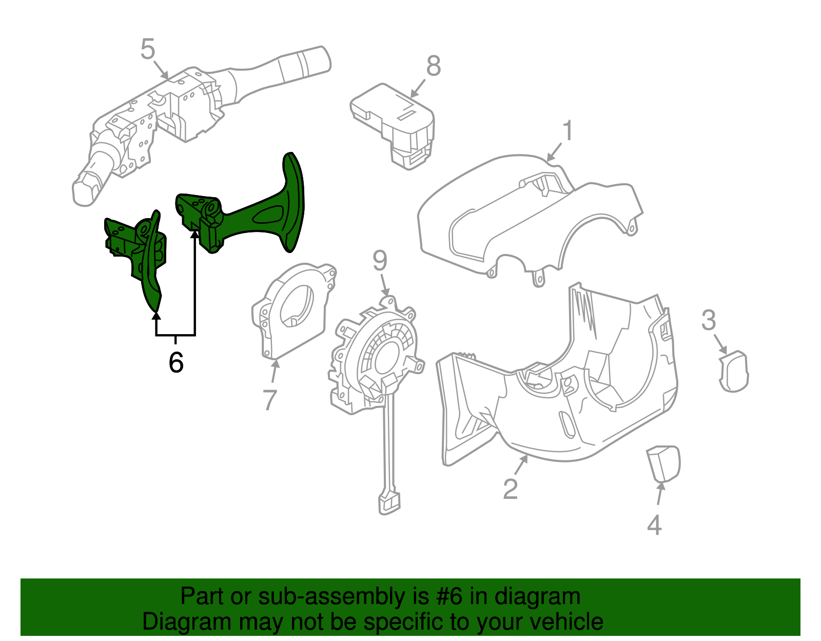 25549-JK000 - 2009-2020 Nissan 370Z - Paddle Switch | Anicra Nissan Parts