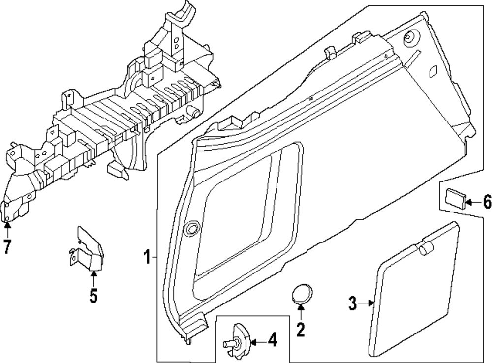 Genuine BMW 51-47-5-A21-B98 | Wheelhouse Trim | FREE Shipping on Most ...
