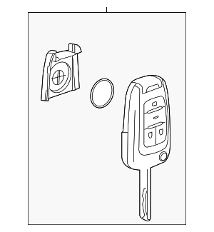2010-2017 GMC Terrain Door Lock and Ignition Key 20873623 | Shop Matick ...