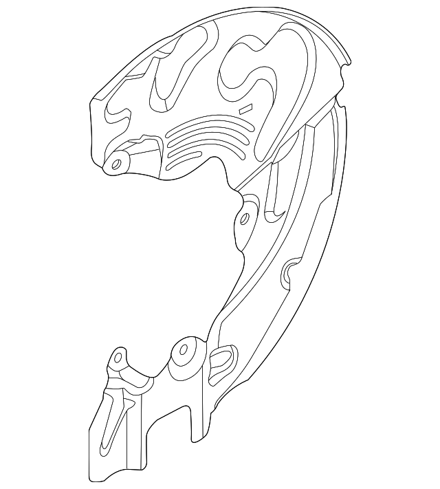 2021-2024 Ford Mustang Mach-E Splash Shield LJ9Z-2K005-B | Miracle Ford ...