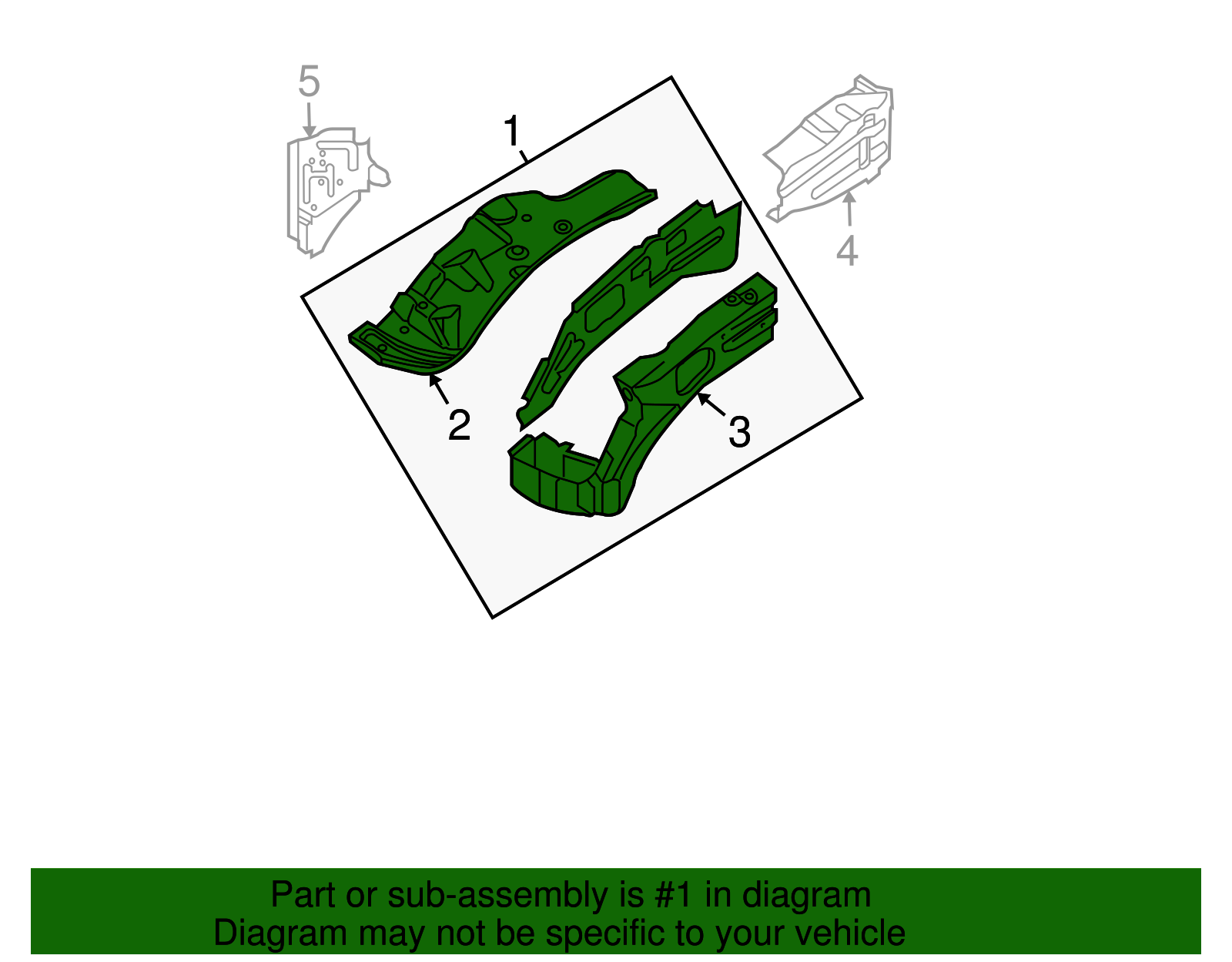 2005-2021 Nissan Apron Assembly 64101-9BT5D | OEM Parts Online