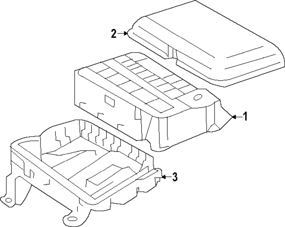 2022-2025 Toyota Fuse And Relay Center Cover 82662-AN090 | Toyota Parts ...