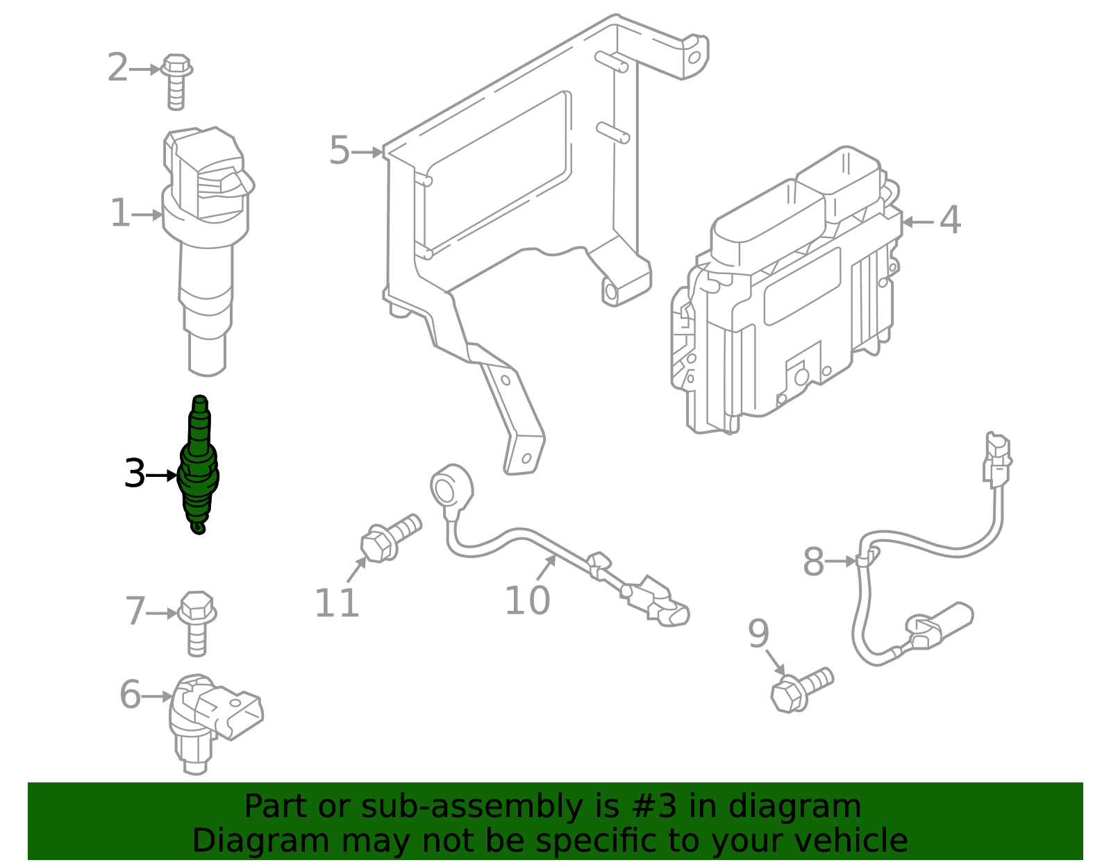 Genuine Spark Plug for 2020-2025 Hyundai | Part# 18875-08085 | Hyundai ...