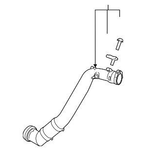 FL3Z-6F073-C - Outlet Hose Ford 2015-2020 Ford F-150 | Parts for Sale ...