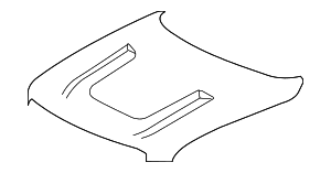 2016-2018 Nissan TITAN XD Hood 65100-EZ00A | QuirkParts