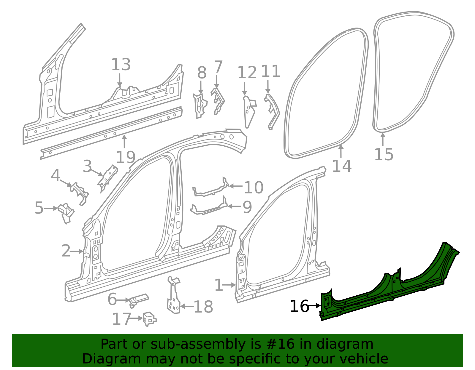 205-637-80-01 - Rocker Panel 2015-2021 Mercedes-Benz | Mercedes-Benz ...