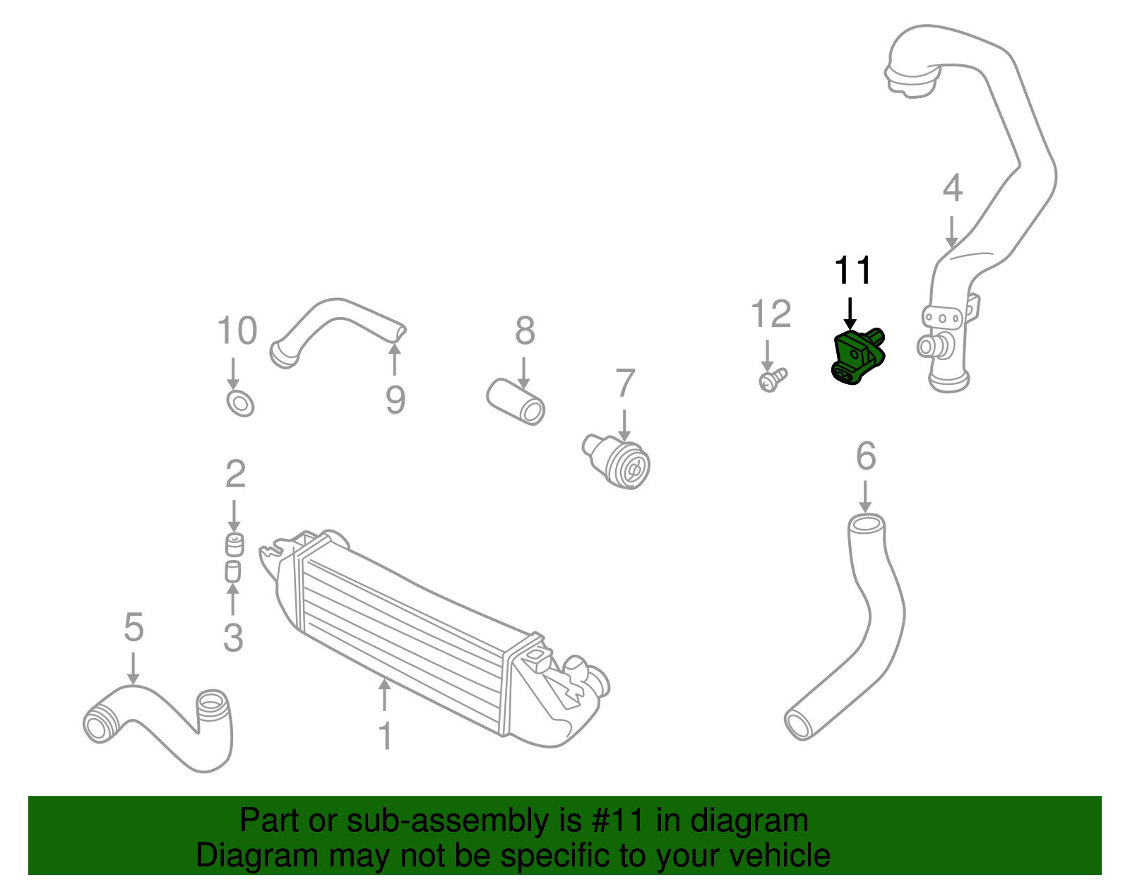 Genuine Intake Air Temperature Sensor for 2000-2009 Saab | Part ...